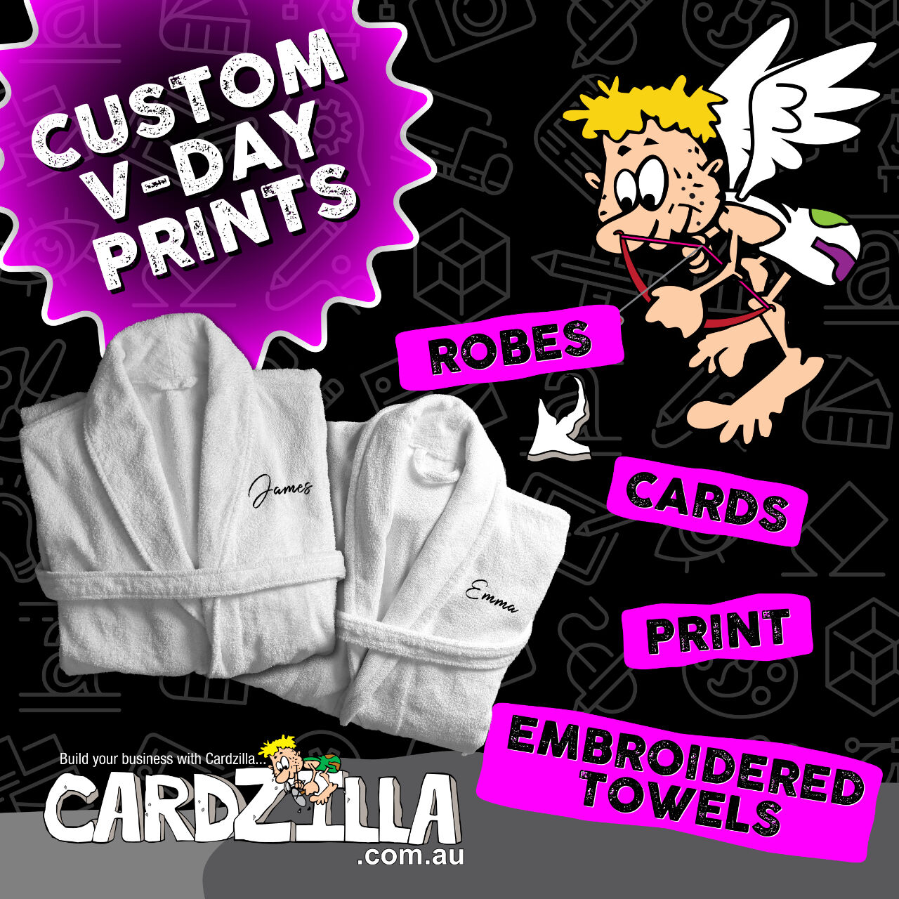 Welcome to Cardzilla • North Queensland's Print & Embroidery Specialists