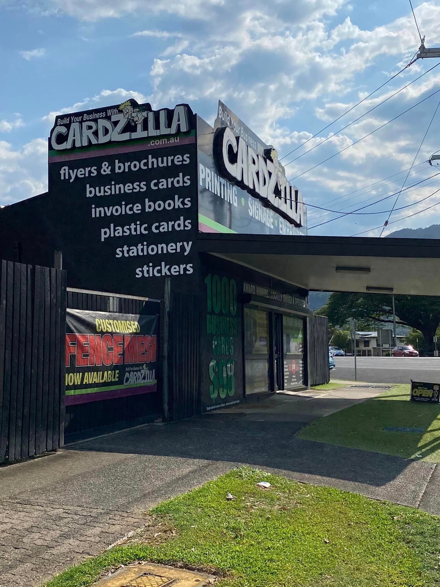 Welcome to Cardzilla • North Queensland's Print & Embroidery Specialists