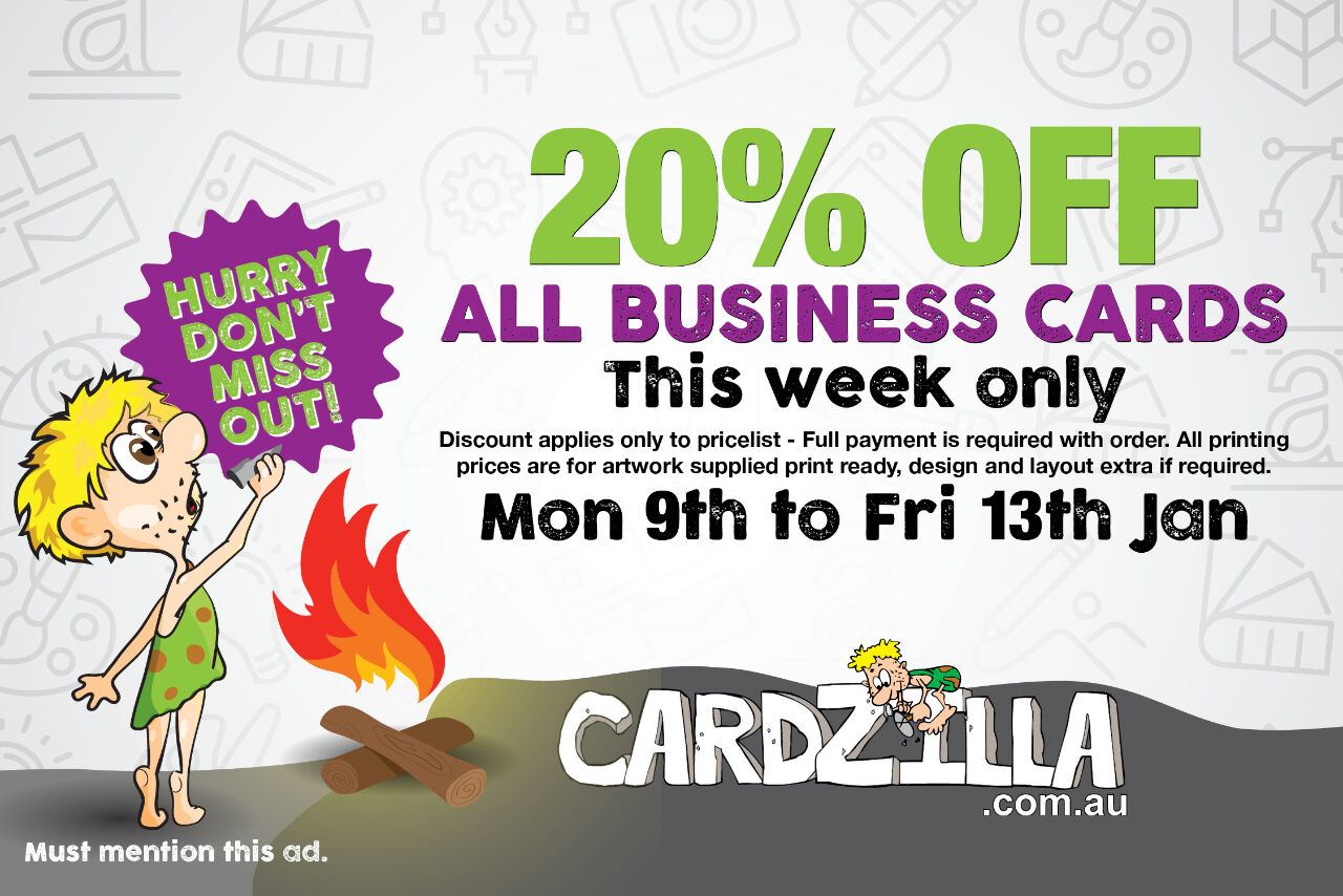 Welcome to Cardzilla • North Queensland's Print & Embroidery Specialists