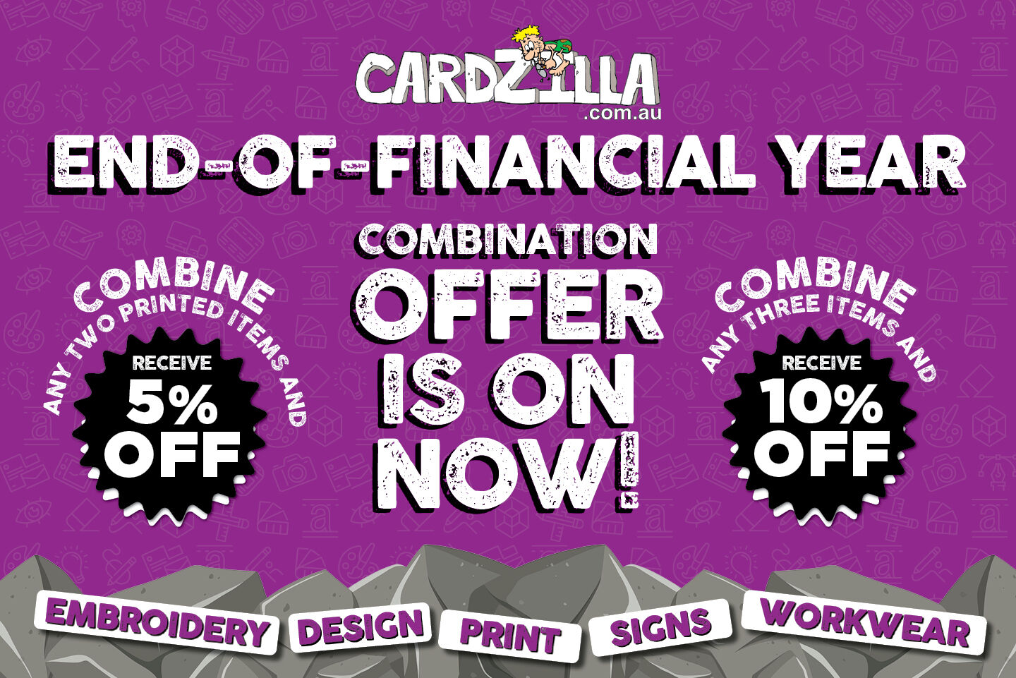 Welcome to Cardzilla • FNQ's Print & Embroidery Specialists